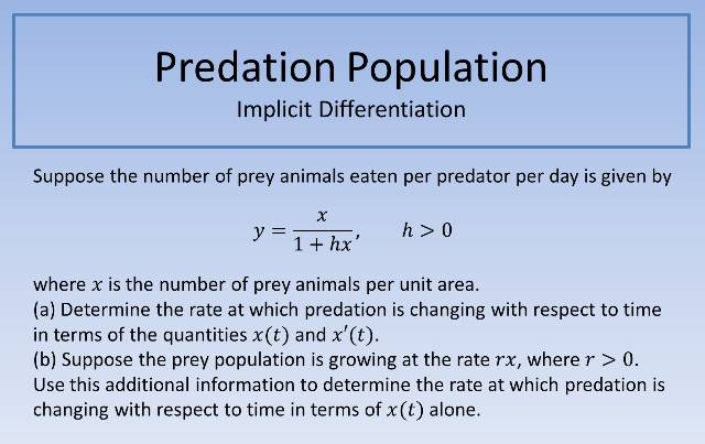 Predation Population | Microtutorials in Mathematics